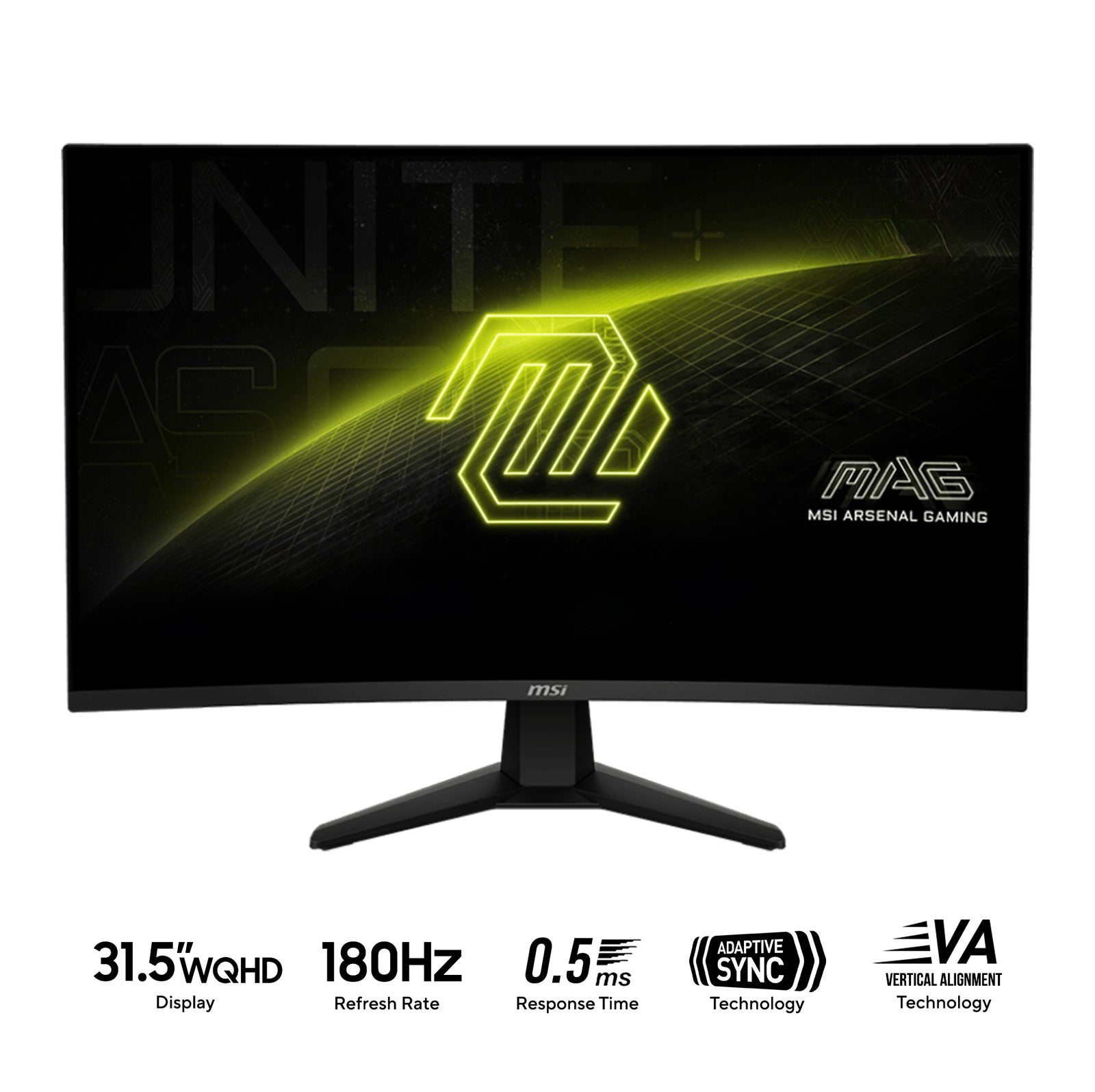 Home All products MSI MAG 32CQ6F 31.5" WQHD (2560x1440)...
