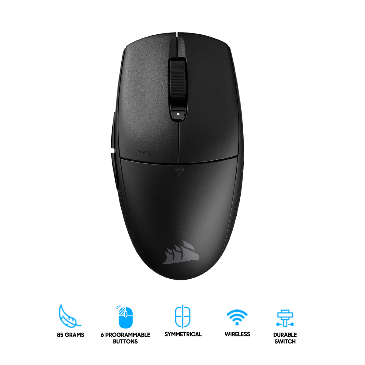 Home All products Corsair M55 24000 DPI Wireless Gaming...
