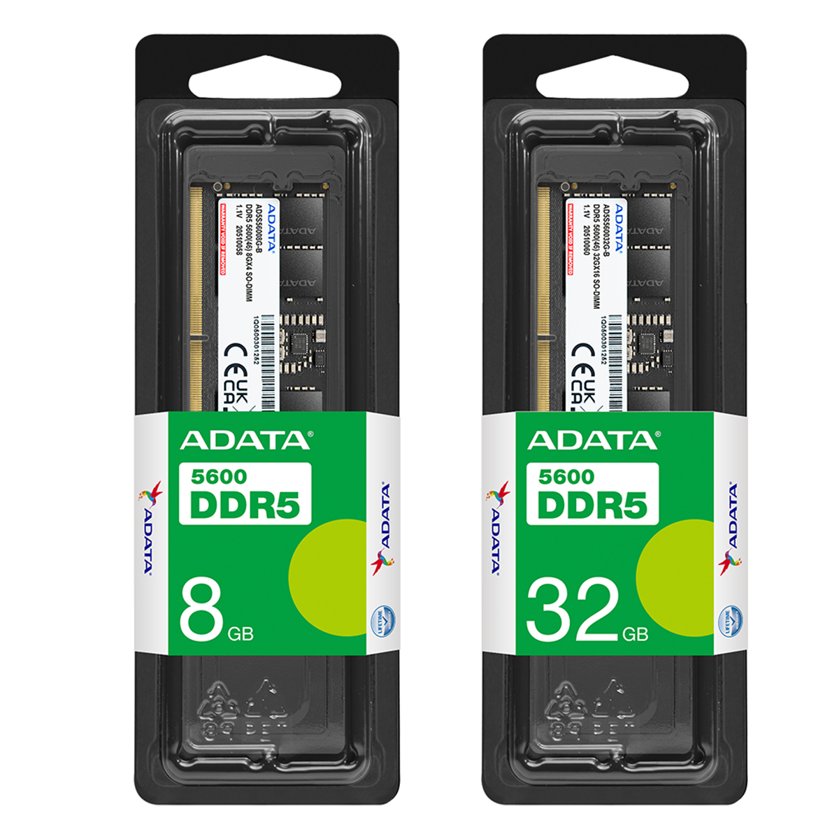 Home All products Adata DDR5 5600MHz SO-DIMM Memory (8G...