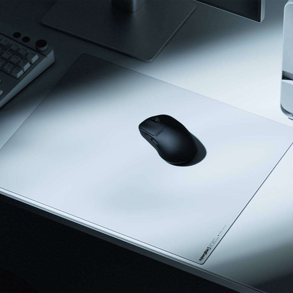 Pulsar Superglide 3 Premium Glass Mousepad (White) (L, XL) (SGPLW3S ...
