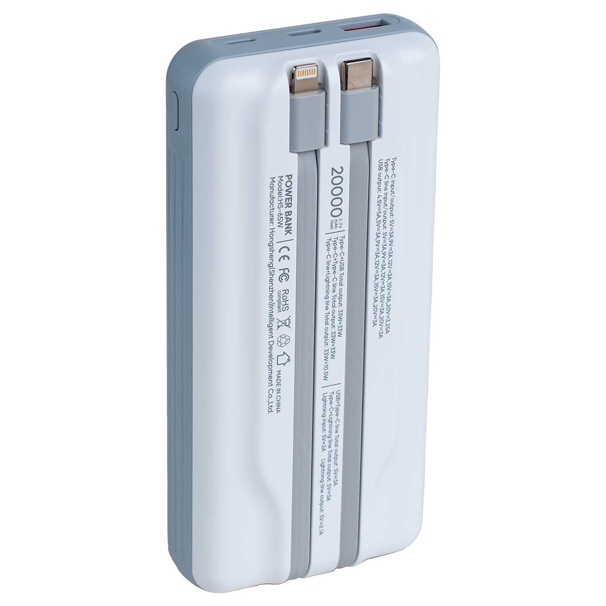 Home All products Realme Techlife 65W 20000mAH Powerbank 2