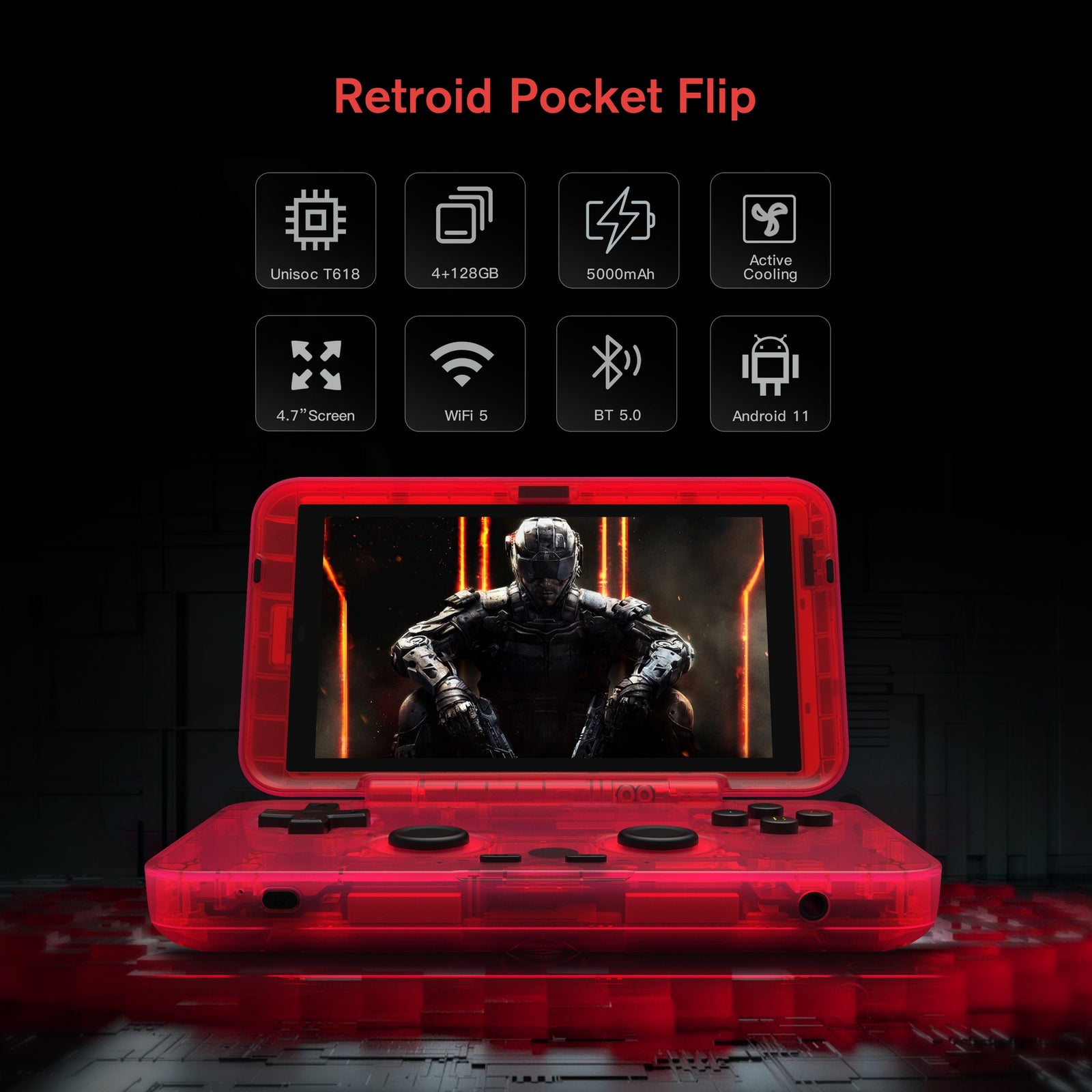 Home All products Retroid Pocket Flip Handheld Retro Ga...