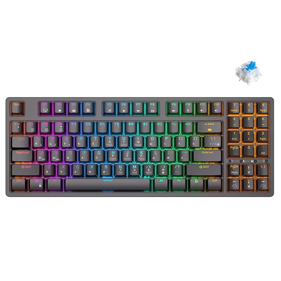 Home All products Royal Kludge RK92 Tri-Mode RGB 92 Key...