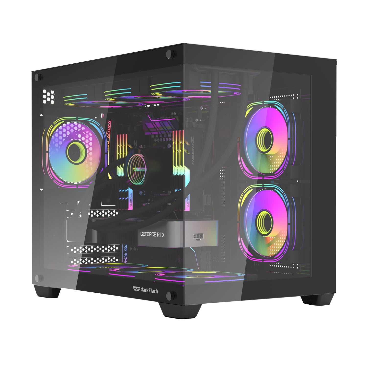 Home All products DarkFlash C285MP Exquisite M-ATX PC C...