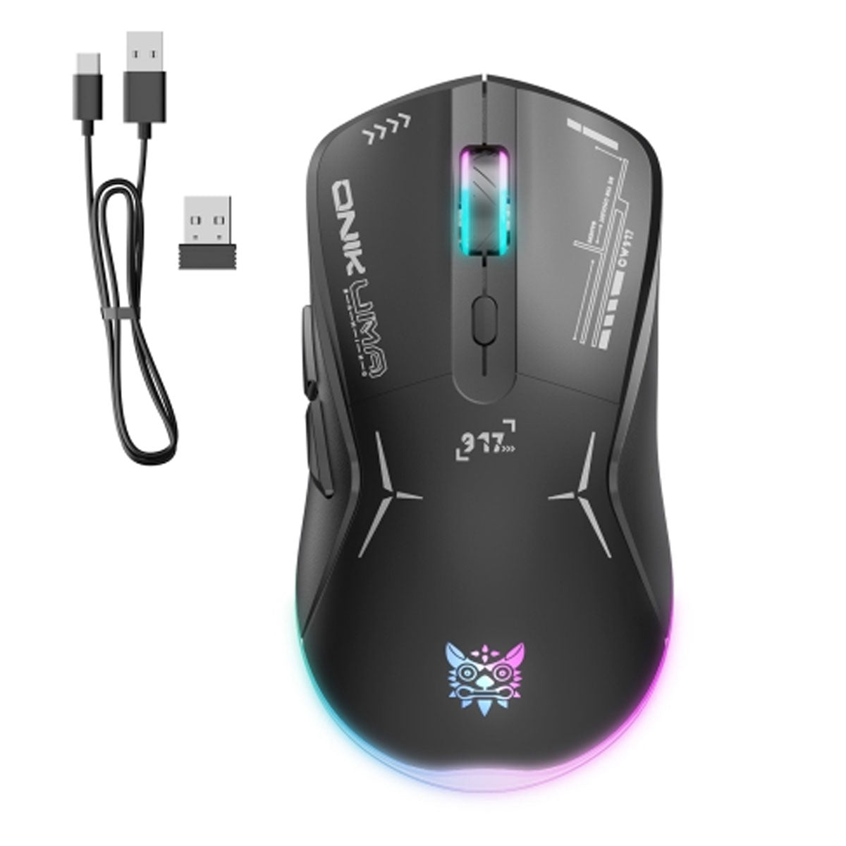 Home All products Onikuma CW917 RGB Dual-Mode Gaming Mo...