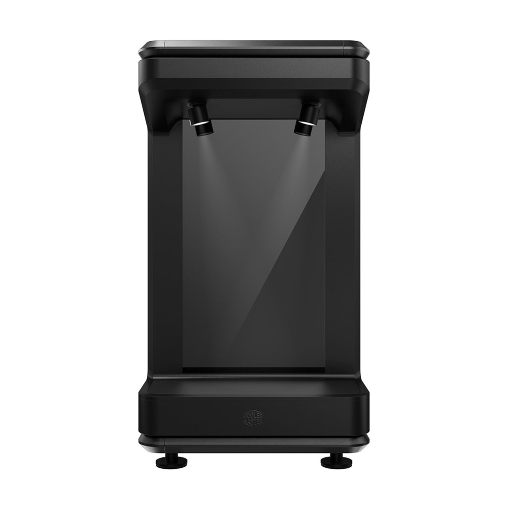 Cooler Master MasterFrame 360 Stage LCD TG ATX Mid-Tower PC Case (Black ...