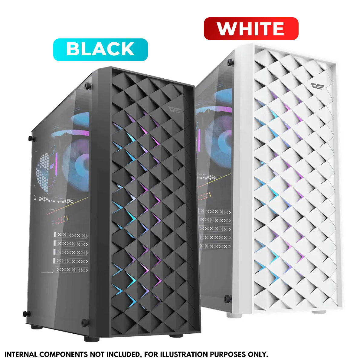 Home All products DarkFlash DK351 Luxury ATX PC Gaming ...