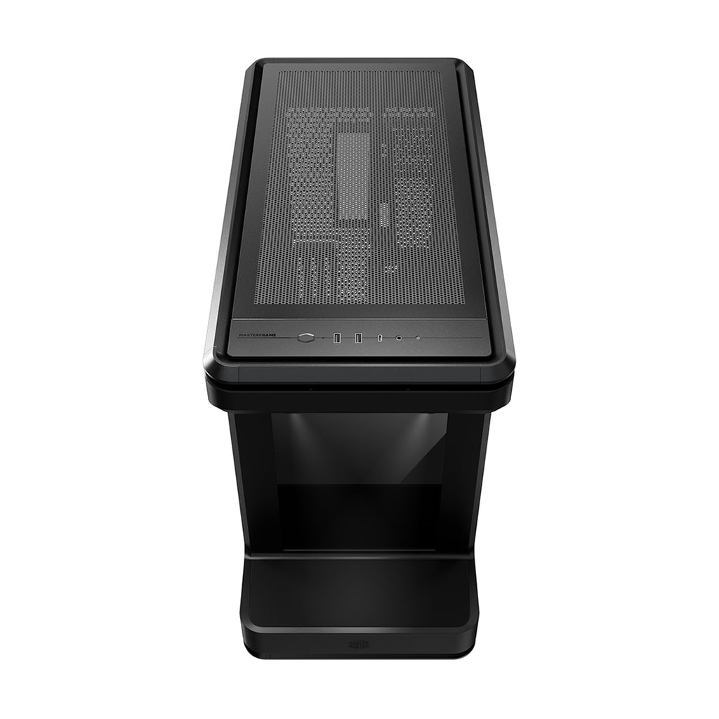 Cooler Master MasterFrame 360 Stage LCD TG ATX Mid-Tower PC Case (Black ...