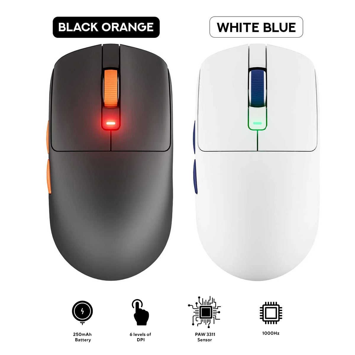 Home All products Royal Kludge M30 1K Hz Gaming Mouse