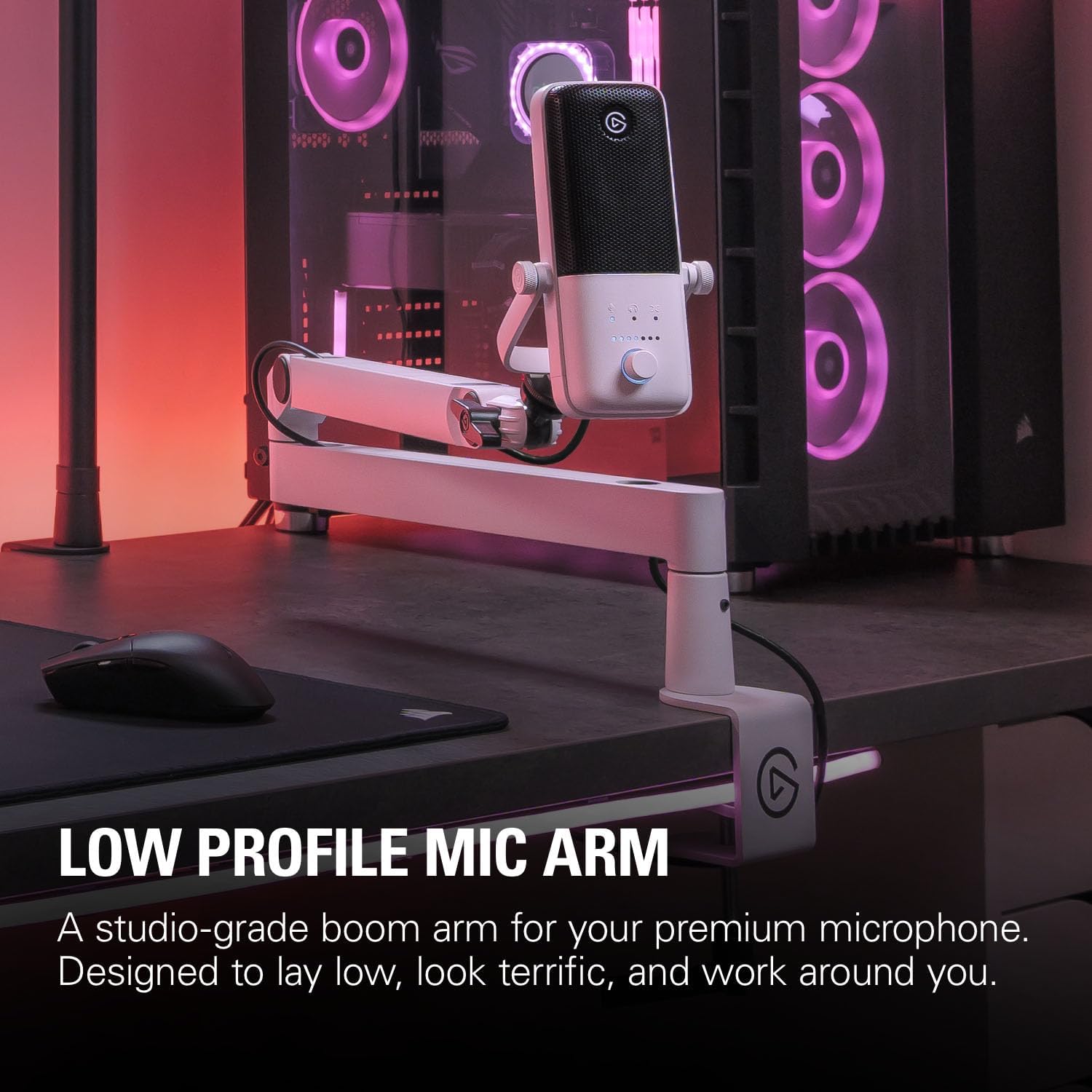 Home All products Elgato Wave Mic Arm LP (White)