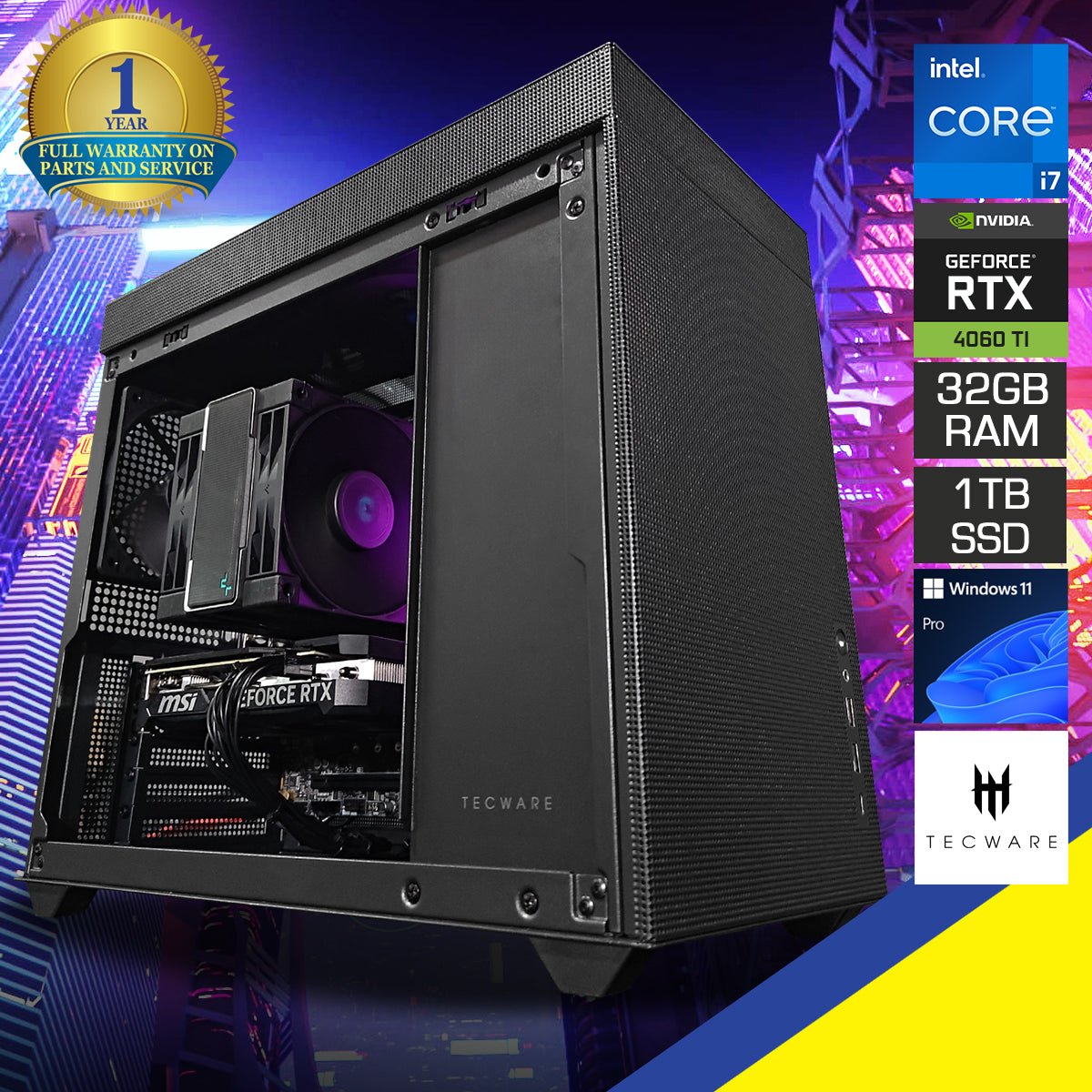 Home All products Aurora Fusion 2 Black Desktop Gaming ...