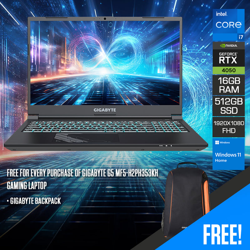 Gigabyte G5 MF5 H2PH353KH Gaming Laptop gigabyte-g5-mf5-h2ph353kh-gaming-laptop