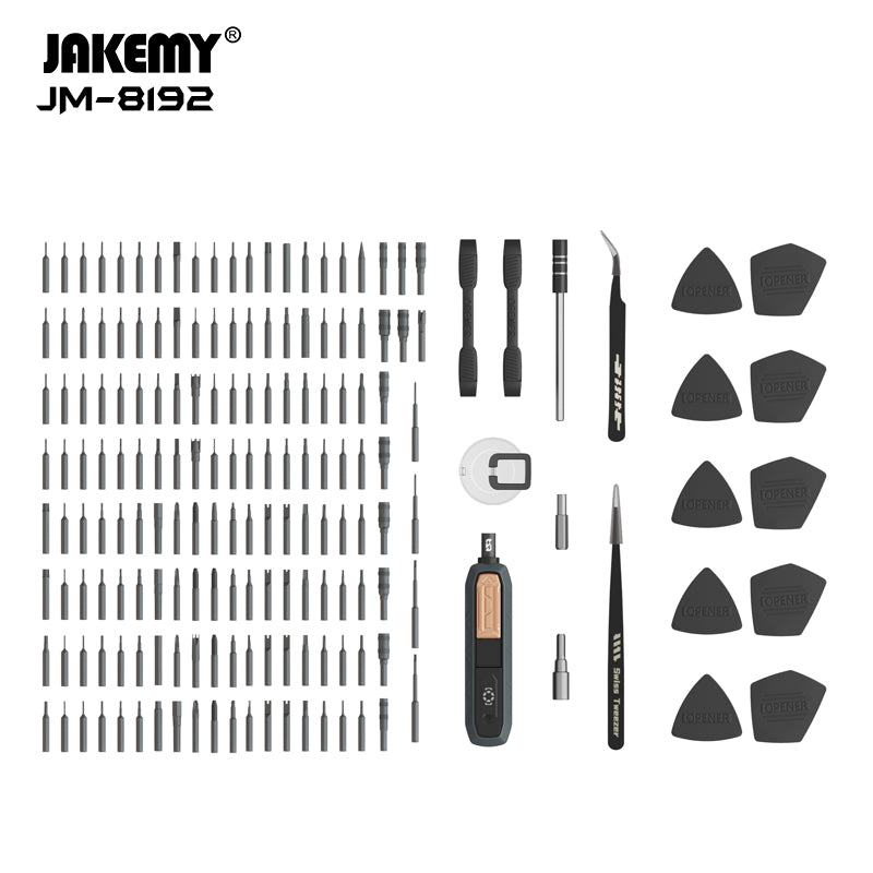 Jakemy 180-in-1 Mini Container Precision Screwdriver Set (JM-8192)