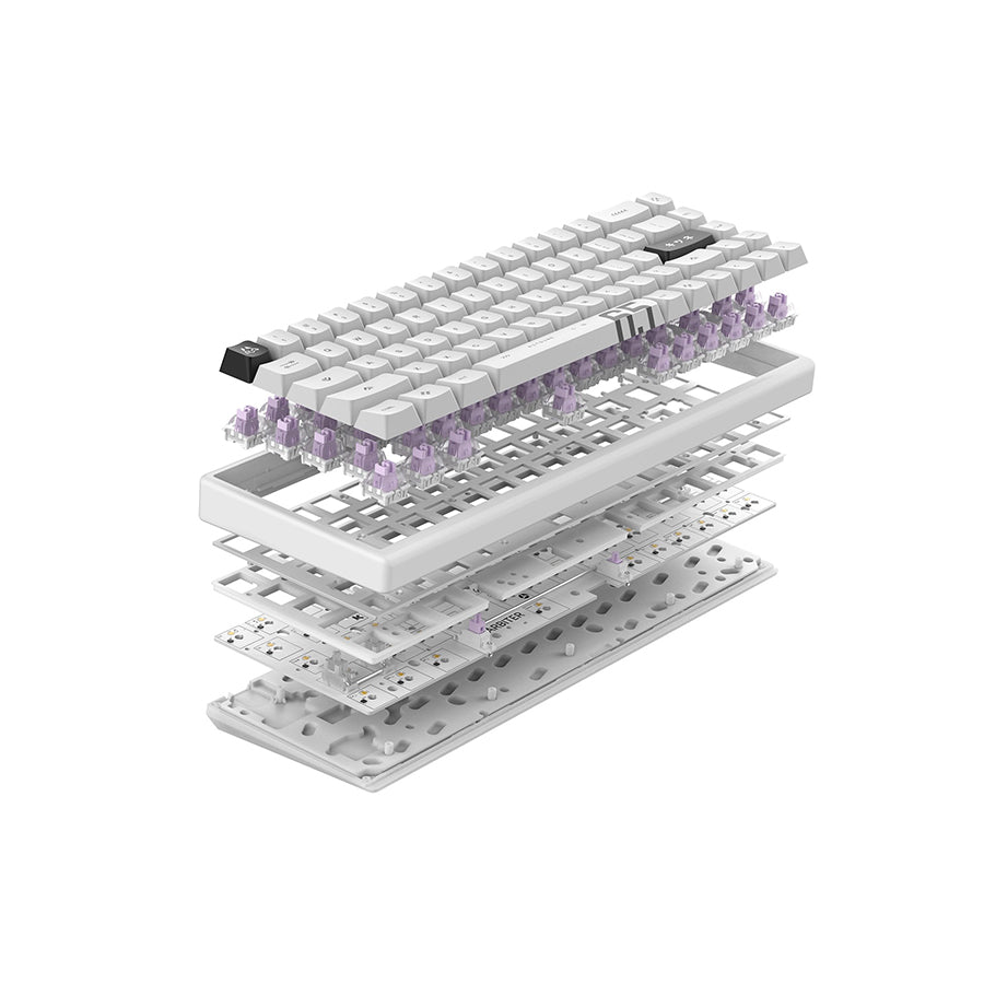 Arbiter Studio Polar 65 Pro Magnetic Gaming Keyboard (Kitsune White ...