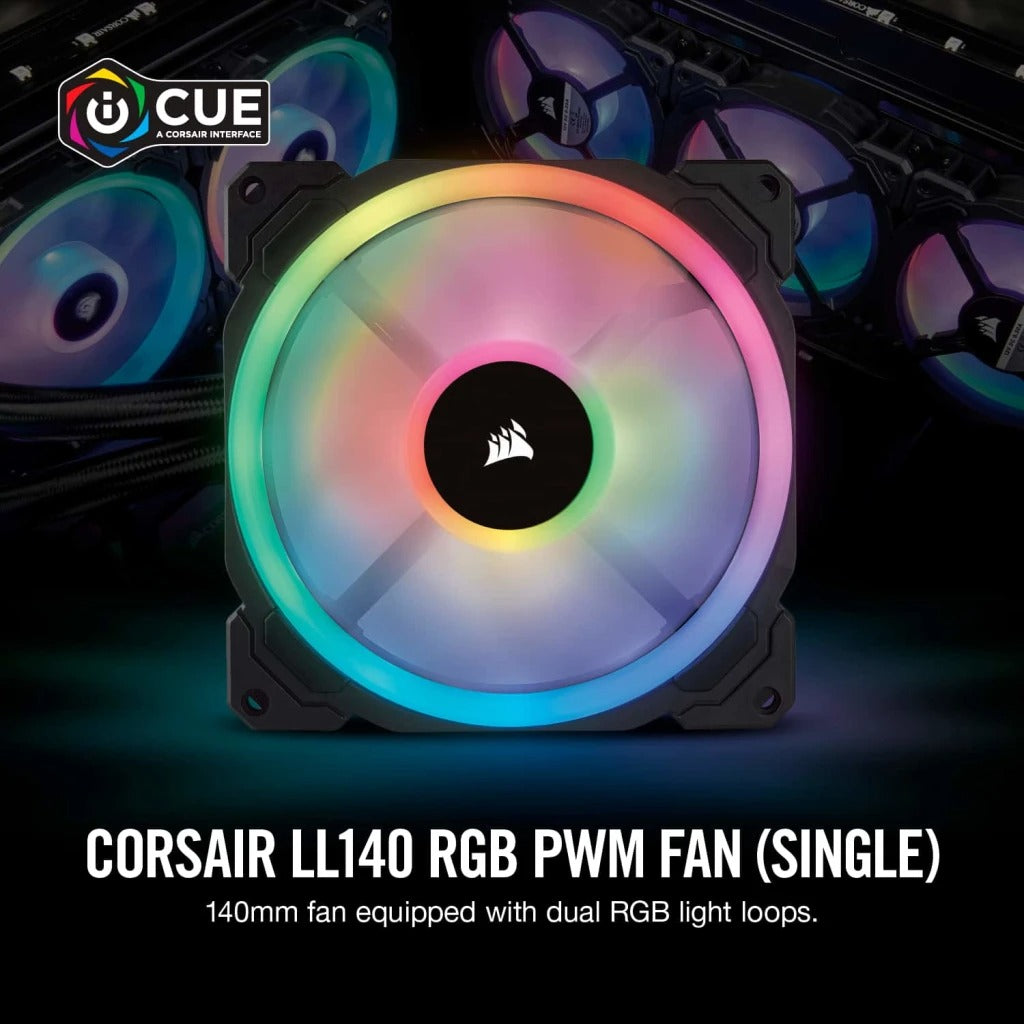Home All products Corsair LL140 RGB 140MM Dual Light Lo...