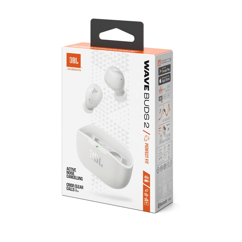 JBL Wave Buds 2 True Wireless Noise Cancelling Earbuds (Pink, Black ...
