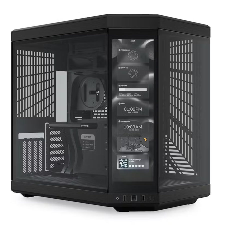 Home All products Hyte Y70 Touch LCD Dual Chamber Mid-T...