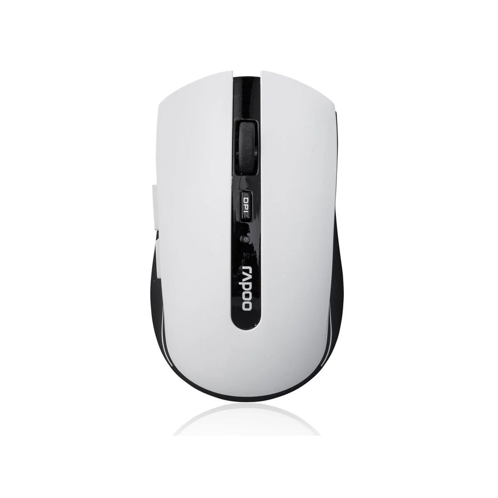 Rapoo 7200P Wireless Optical Mouse (Red, White)