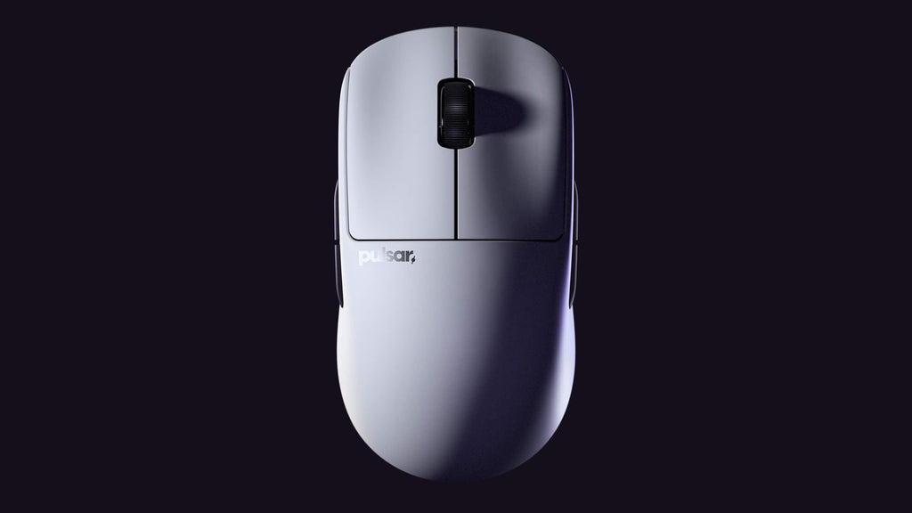 Pulsar X2A SIZE 2 Ultralight Wireless Ambidextrous Gaming Mouse (White ...