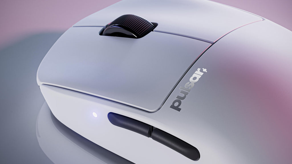 Pulsar X2A SIZE 2 Ultralight Wireless Ambidextrous Gaming Mouse (White ...