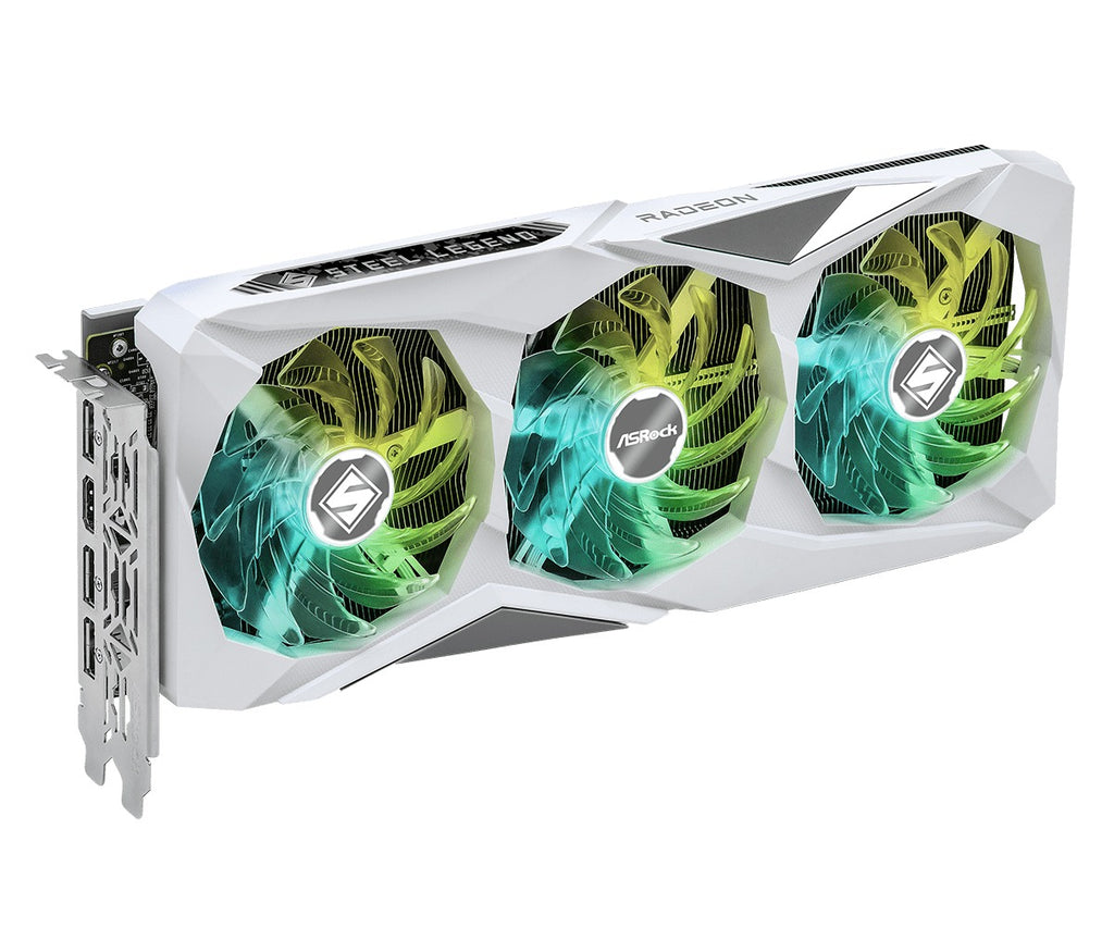 ASRock AMD Radeon RX 7600 XT Steel Legend 16GB OC Graphics Card