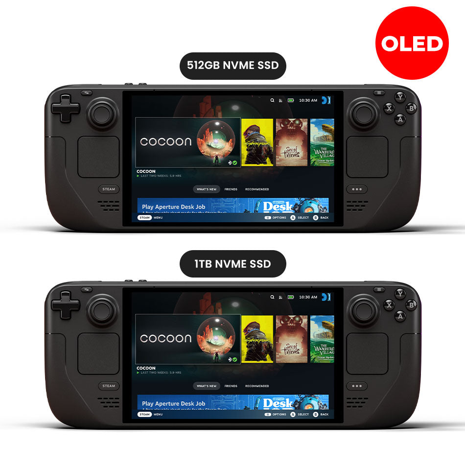 Home All products Steam Deck OLED (512GB, 1TB)
