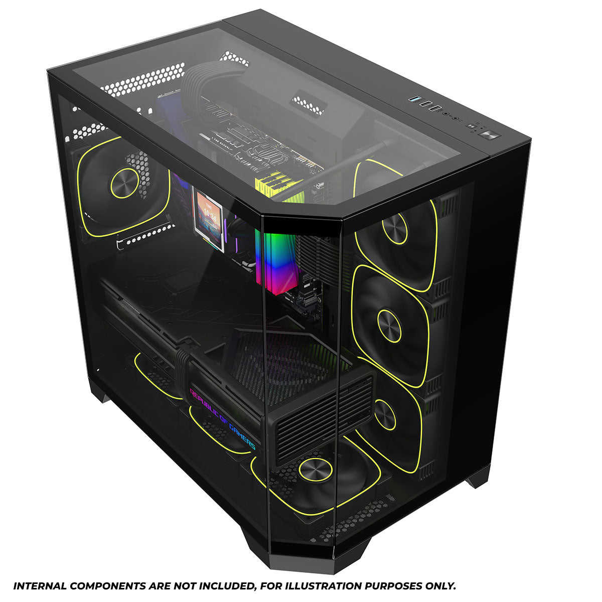 Home All products Coolman Zentra Luxe ATX Vision PC Cas...