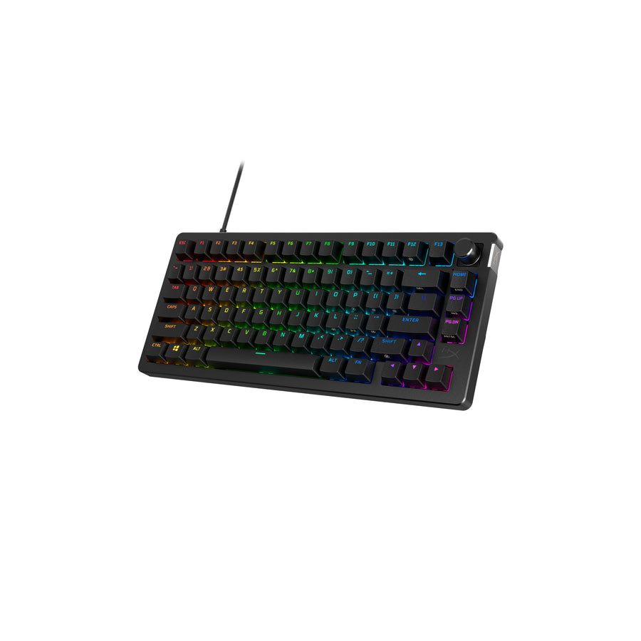 HyperX Alloy Rise 75 RGB Mechanical Gaming Keyboard Black (Red Linear ...