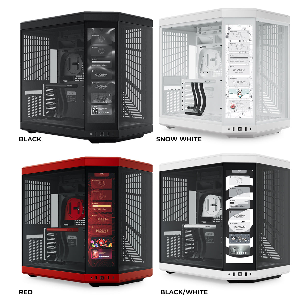 Home All products Hyte Y70 Touch LCD Dual Chamber Mid-T...