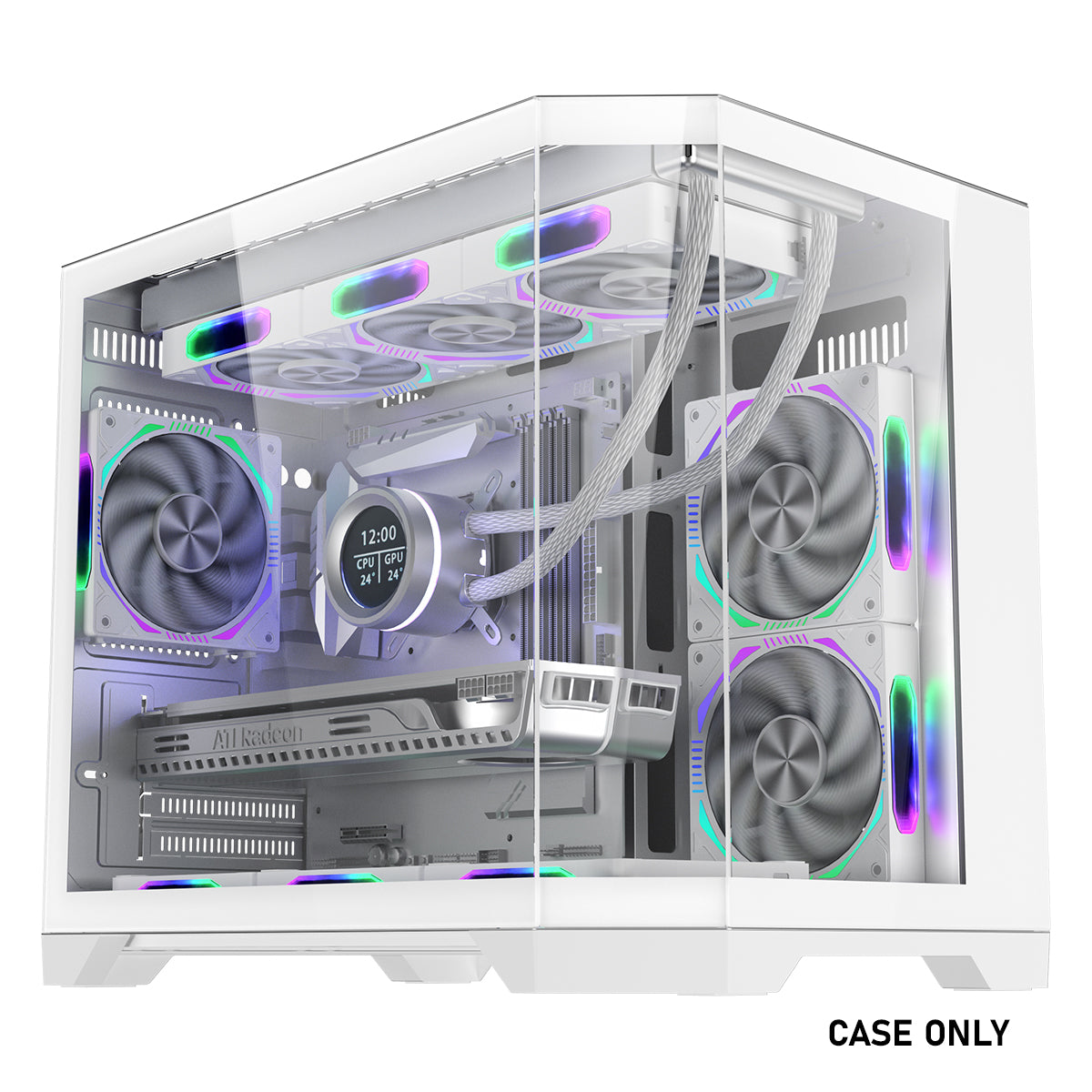 Home All products Coolman Spectra M-ATX Case (Black, Wh...