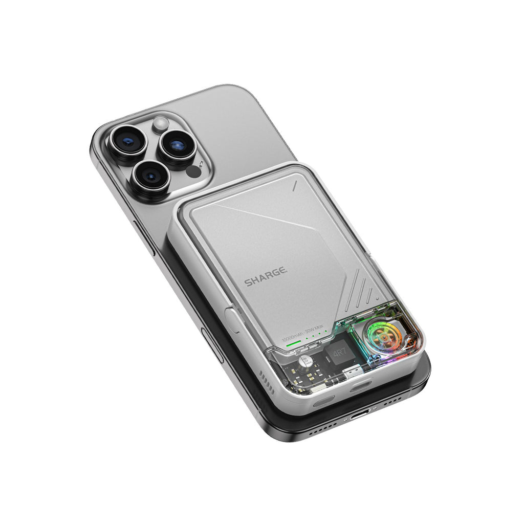 Sharge ICEMAG 2 Power Bank Wireless Charging 10000mAh 30W with Active ...