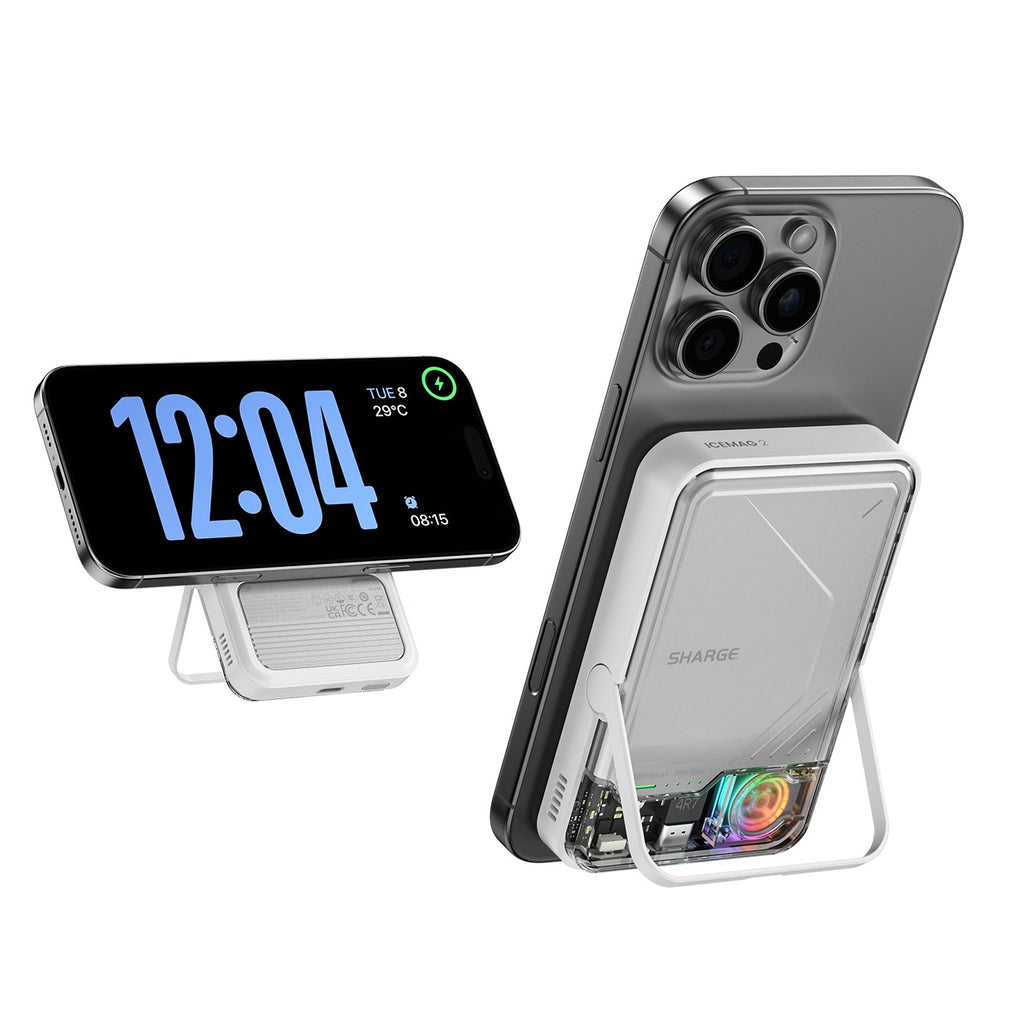 Sharge ICEMAG 2 Power Bank Wireless Charging 10000mAh 30W with Active ...