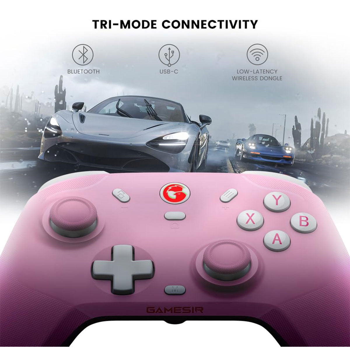 Gamesir T4 Cyclone Pro Multi-Platform Wireless Gamepad with Hall Effect Sticks and Triggers ...