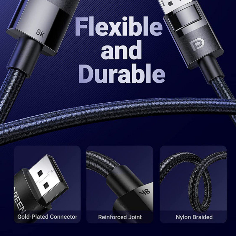 Home All products UGreen DP 1.4 Male To Male Cable - 1....