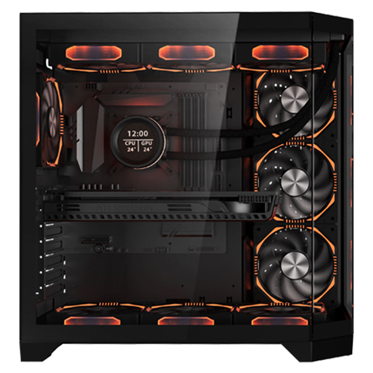 Home All products Coolman Spectra Luxe ATX Case (Black,...