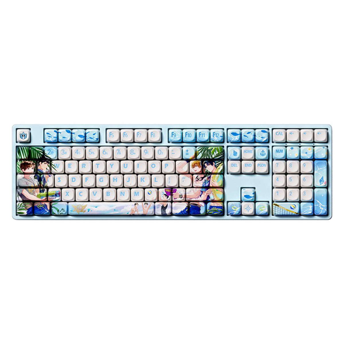 Akko Team Blue Rain 5108B Plus Multi-Mode RGB Hot-Swappable Mechanical ...