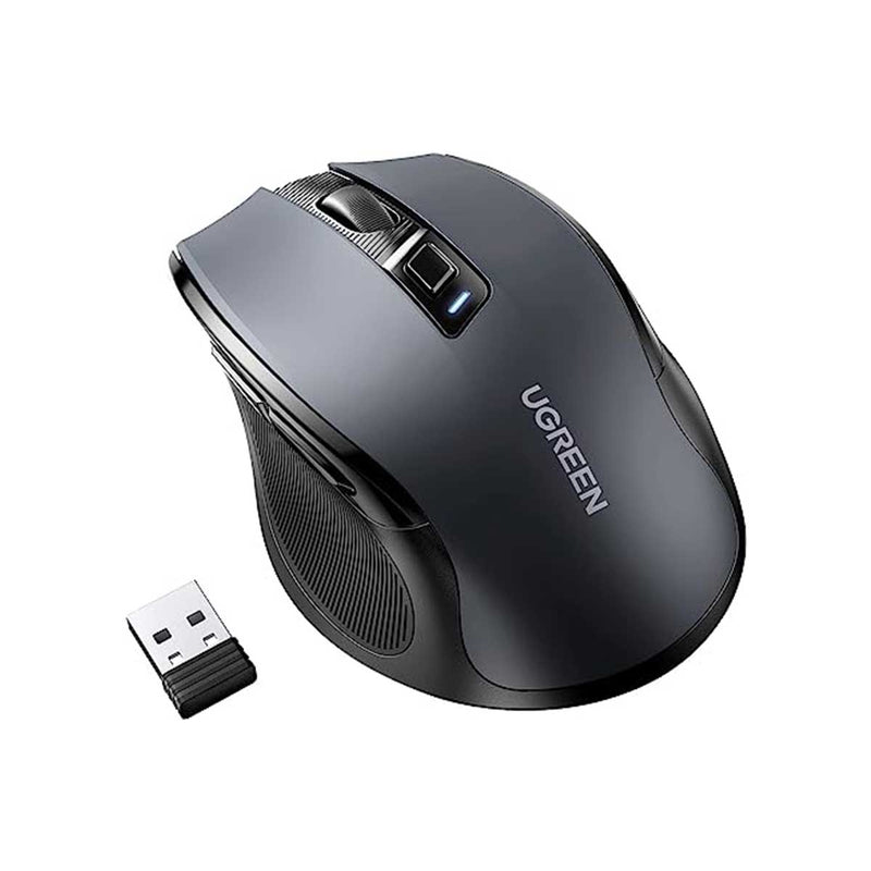 UGreen Ergonomic Wireless Mouse (Black) (MU006/15063)