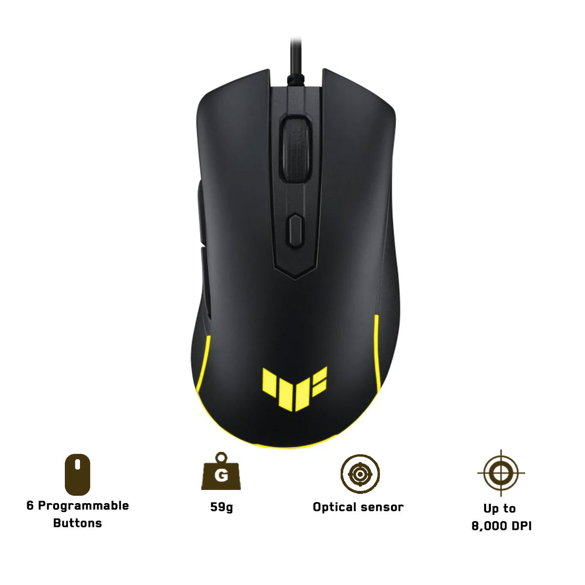 Home All products Asus TUF Gaming M3 Gen II Wired Mouse...