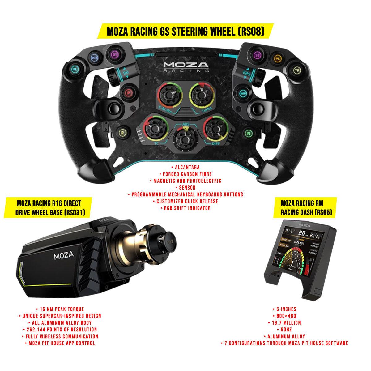 Home All products MOZA Racing GS Steering Wheel (RS08)