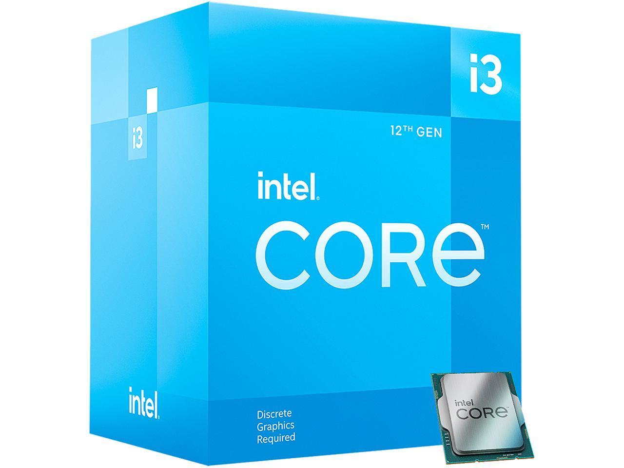 Home All products Intel Core i3-12100F Processor