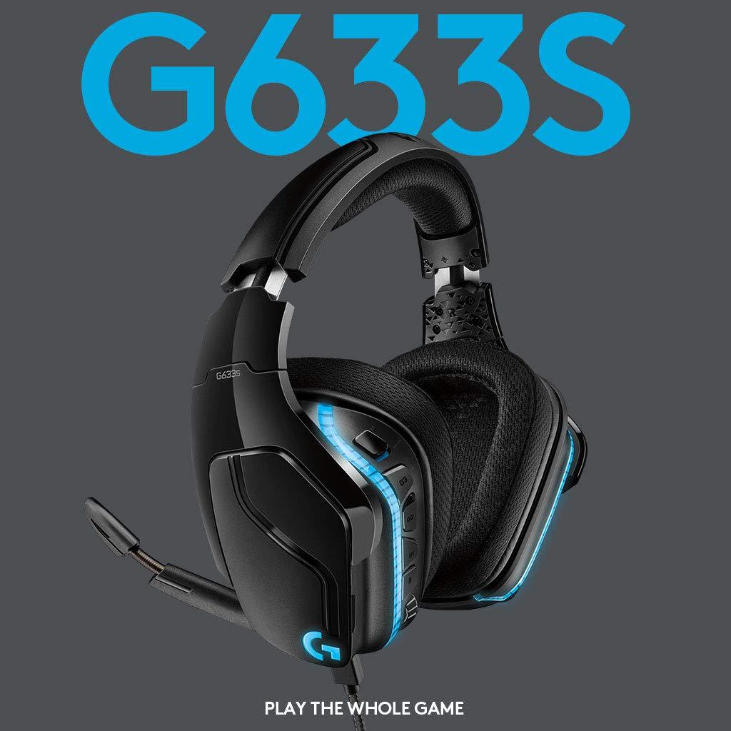 Home All products Logitech G633S Wired 7.1 Lightsync Ga...