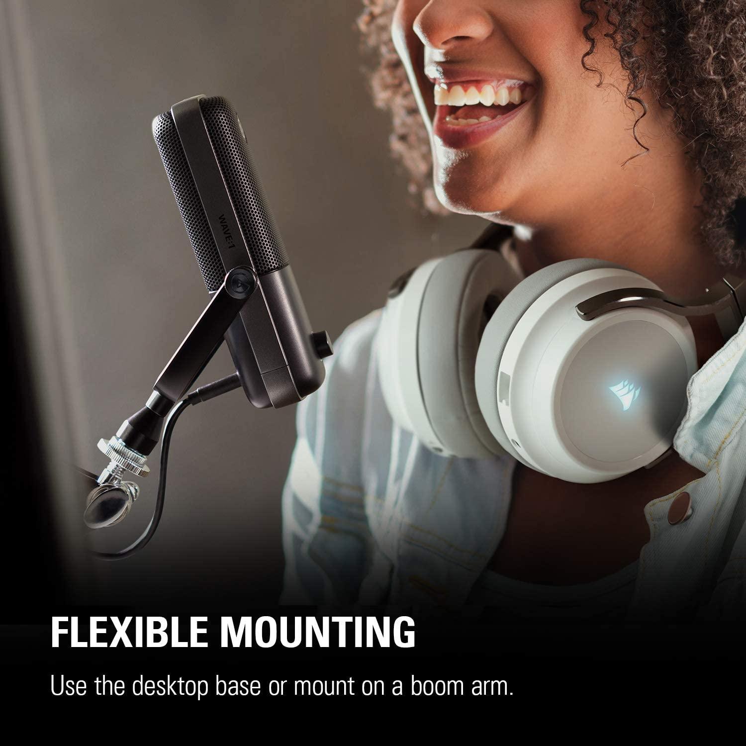 Home All products Elgato Wave 1 Premium Microphone & Di...