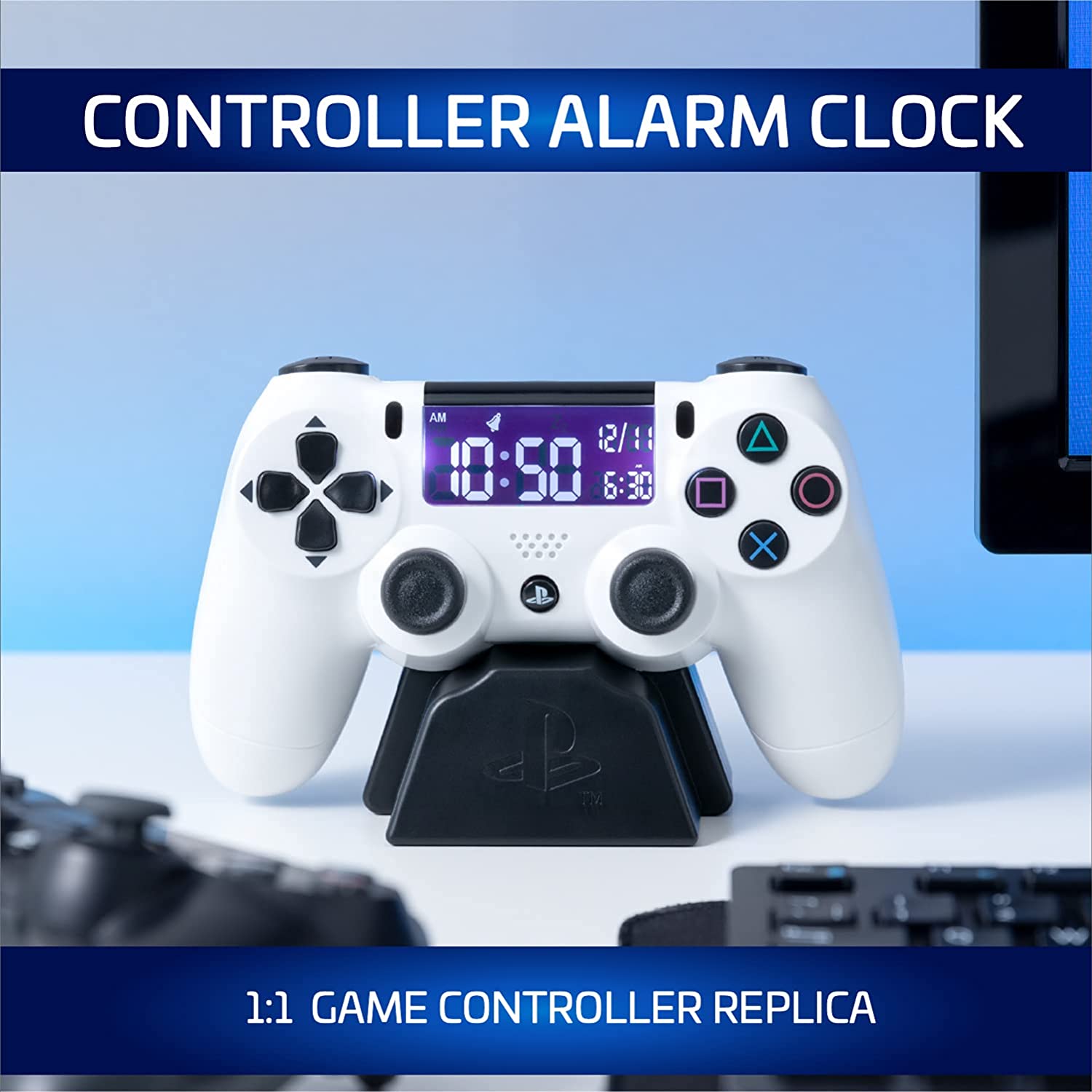 Paladone Playstation 4 White Controller Alarm Clock PP8342PS