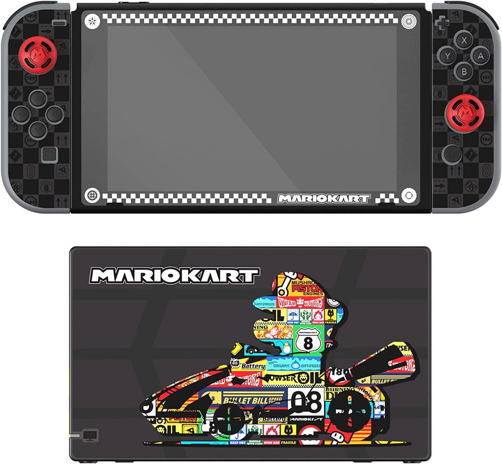 NSW PDP Play & Protect Skins Mario Kart Edition (500-057)