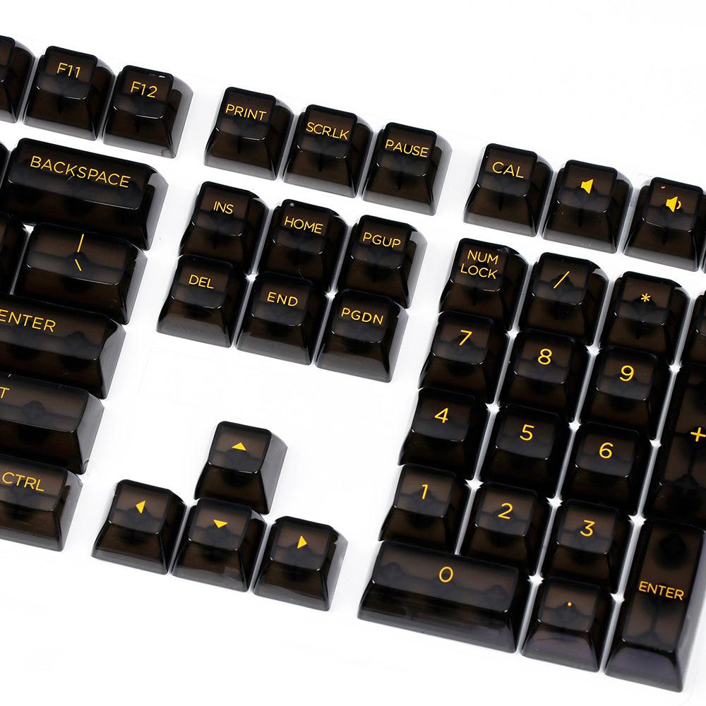 Home All products AKKO Clear Black Transparent Keycaps ...