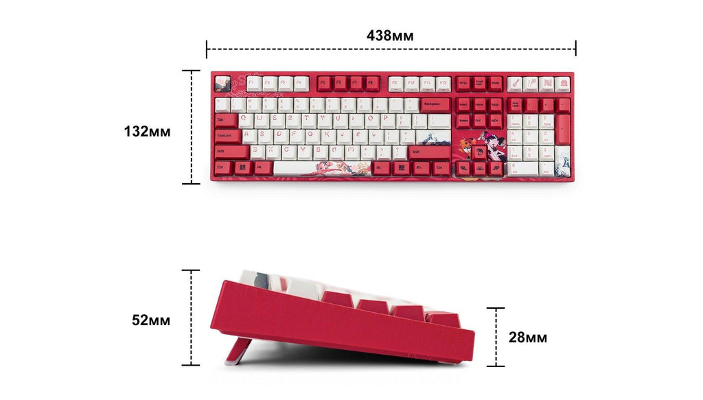 Varmilo VEM108 Koi Mechanical Keyboard (Varmilo EC Rose V2 ...