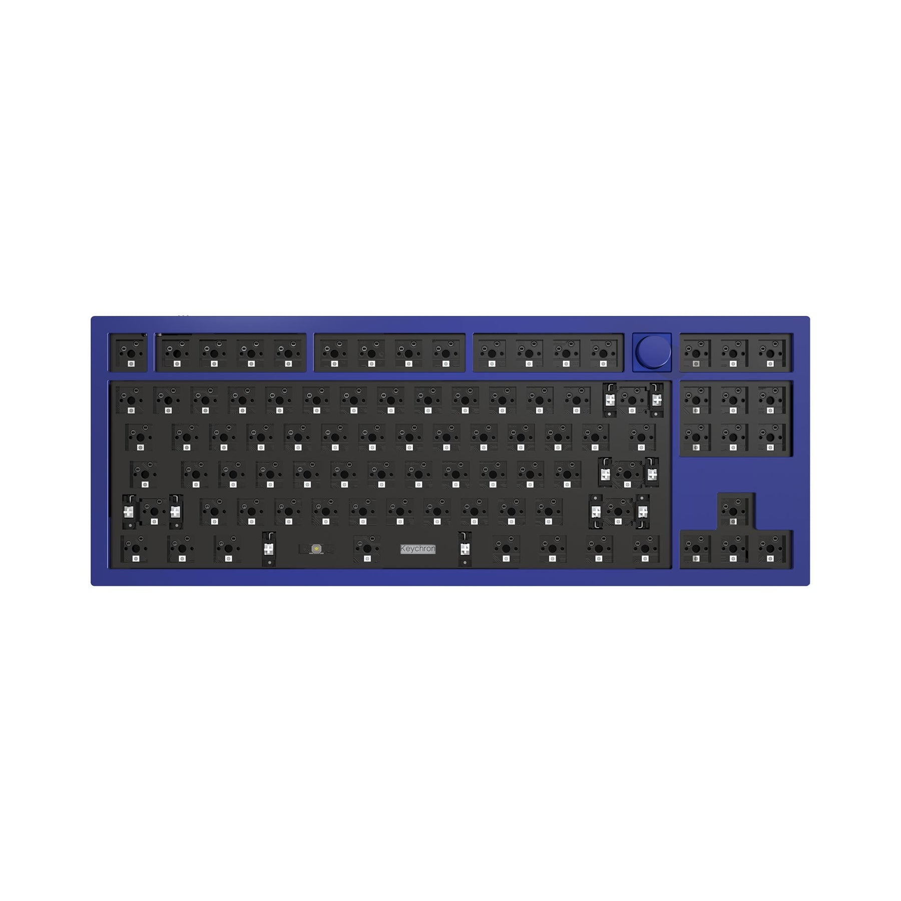 Keychron-Q3-QMKVIA-mechanical-keyboard-barebone-knob-version-blue ...
