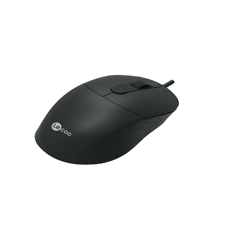 Home All products Lecoo MS102 Wired Mouse (Black)