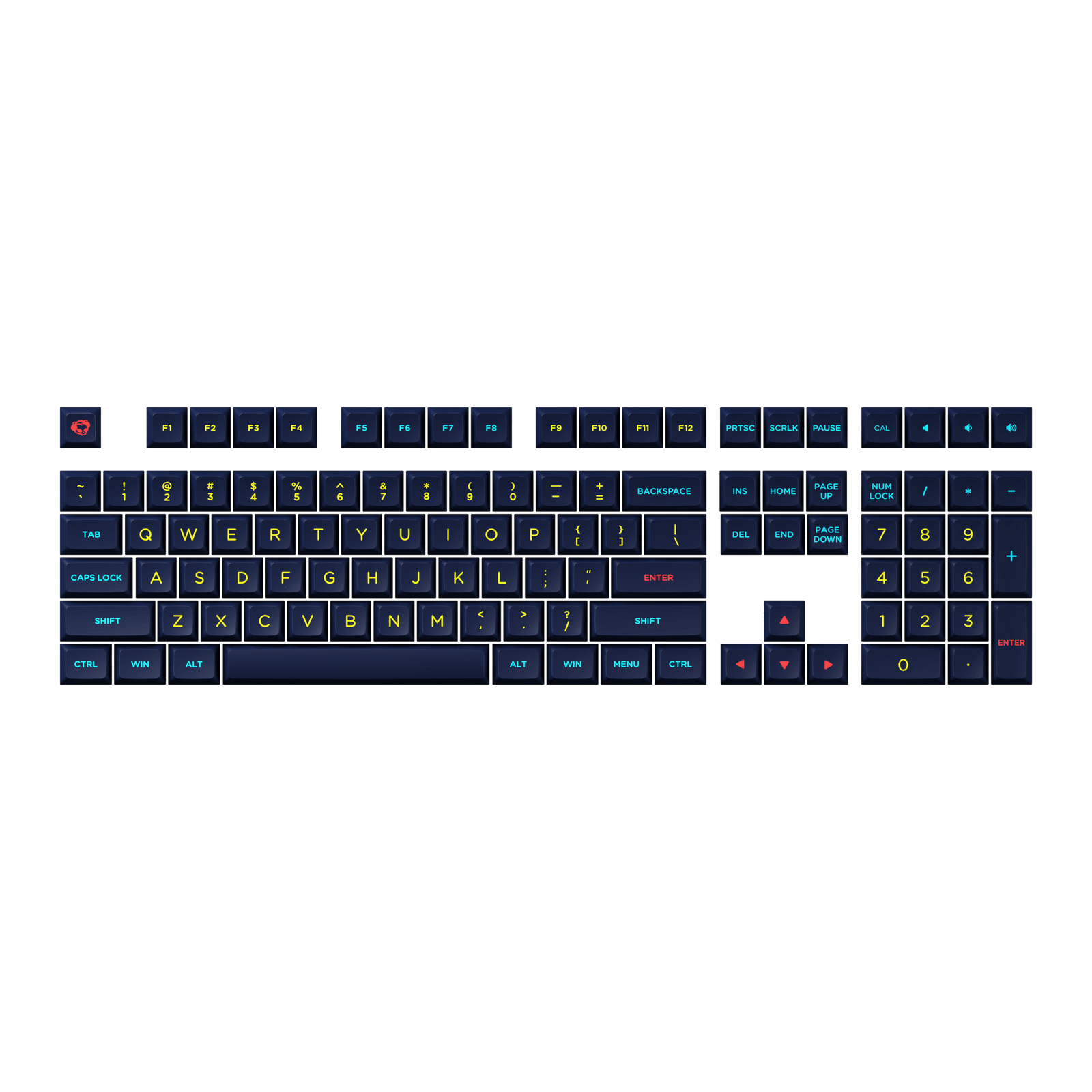 Home All products Akko Starry Sky Keycaps Set OSA 185 Keys