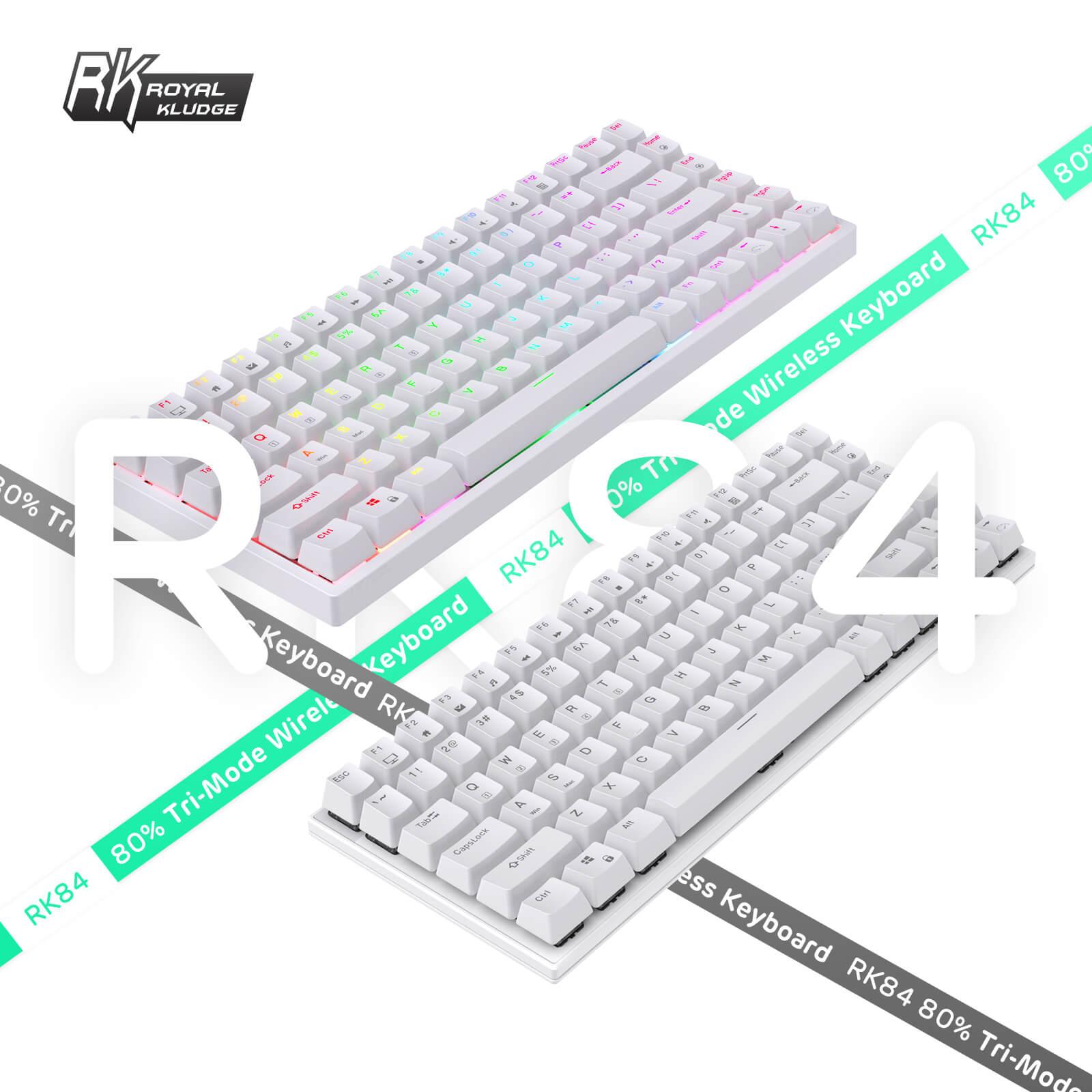 Home All products Royal Kludge RK84 Tri-Mode RGB 84 Key...
